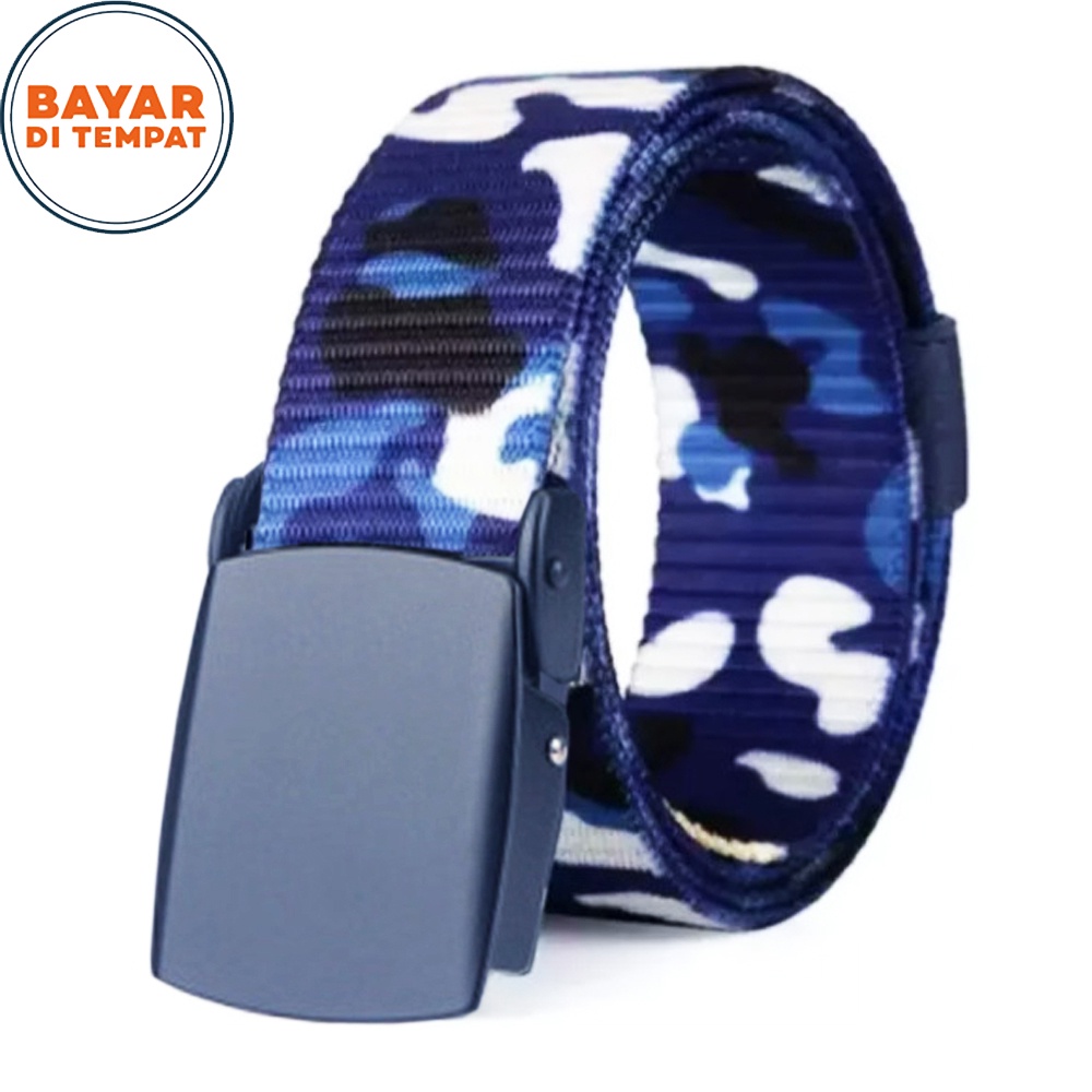 Jual Original!! Ikat Pinggang Pria Motif Loreng Army Gesper Tactical Army Sabuk Loreng Nylon ...