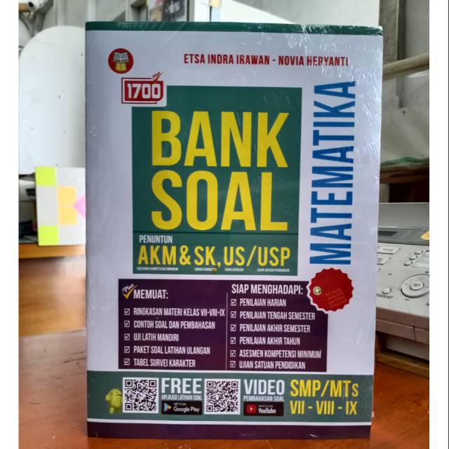 Jual BUKU BANK SOAL MATEMATIKA SMP/Mts SERI 1700 REVISI | Shopee Indonesia