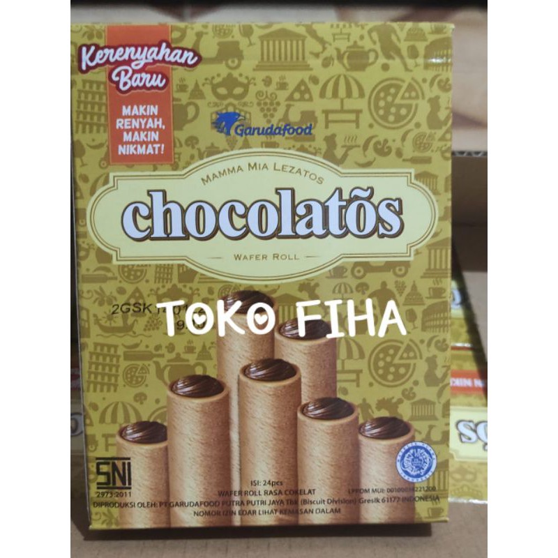 Jual Chocolatos Wafer Roll isi 24pcs | Shopee Indonesia