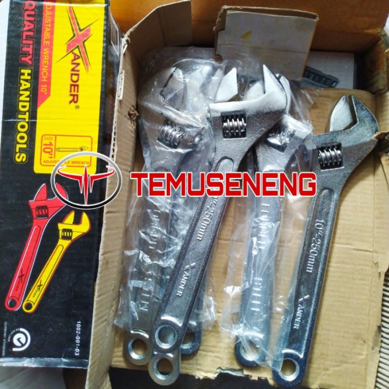 Jual Kunci Inggris 10" Inch Inci Kunci Bago 250 Mm Badut Jepit Baut Mur ...