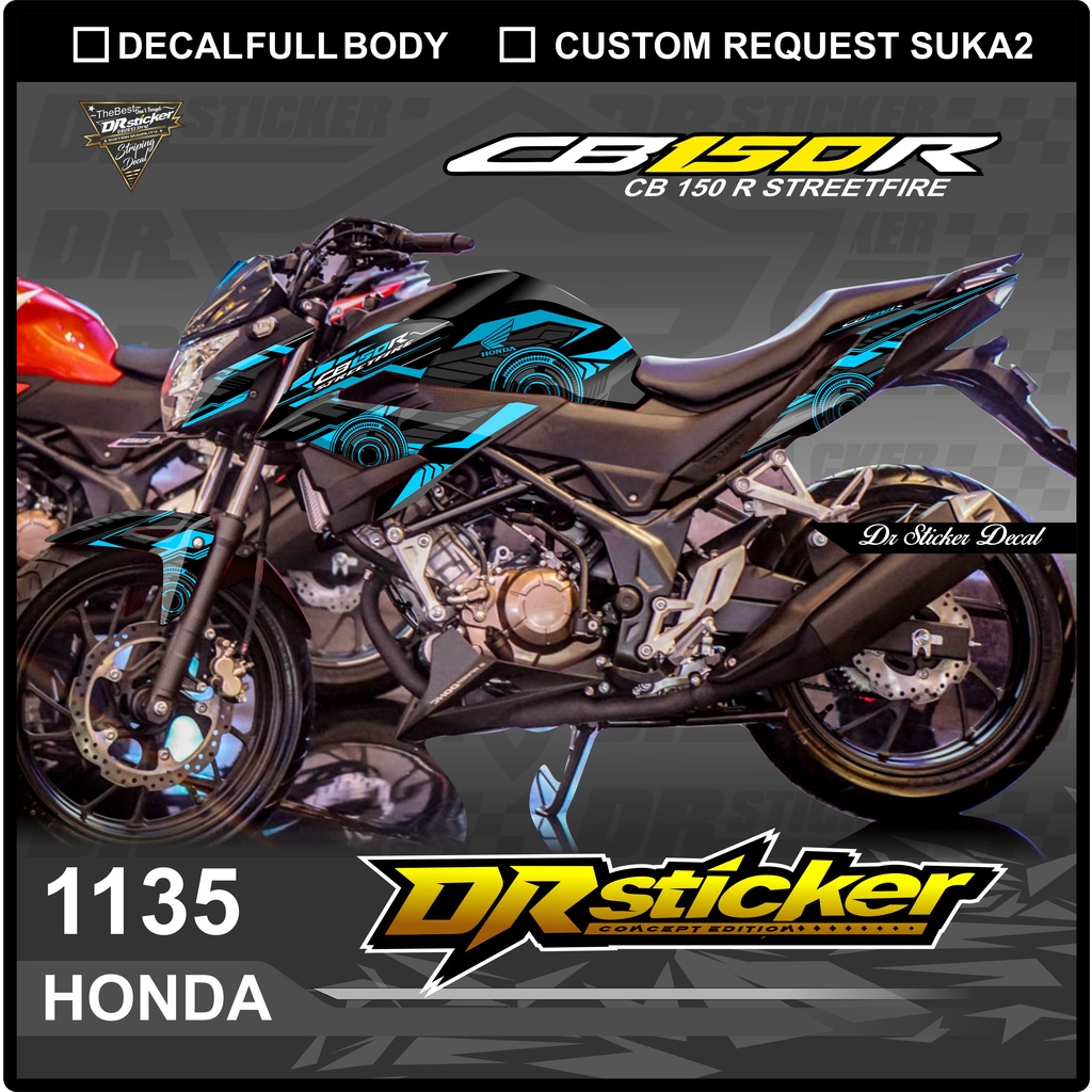 Jual Decal Variasi Cb150R StreetFire V3 Full Body - Dekal Fulbody ...