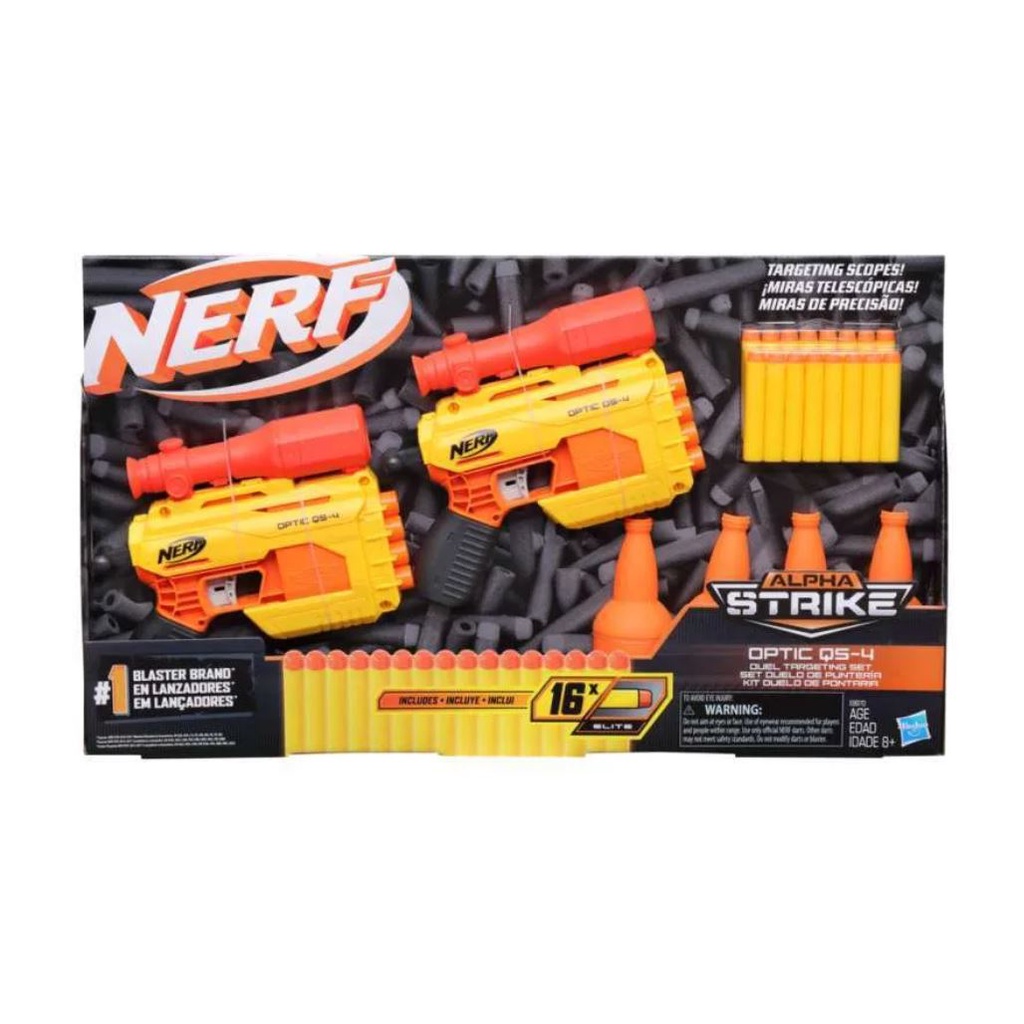 Jual Nerf Alpha Strike Optic Qs4 - Mainan Anak Nerf Gun | Shopee Indonesia