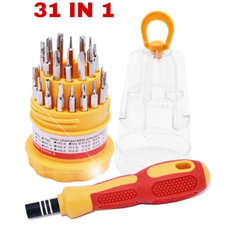 Jual Obeng Set 31in1 Multifungsi Magnetic Tool Kit Alat Perbaikan ...