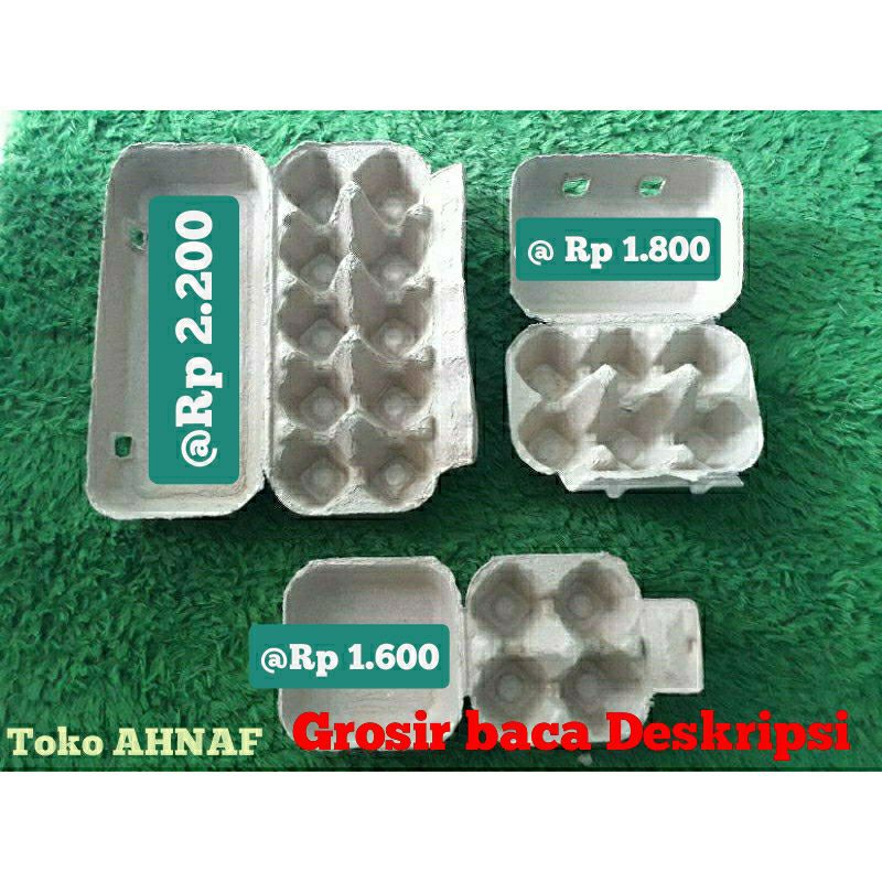 Jual Paper egg tray/tray telur karton/Tray telur kertas/Box telur ...