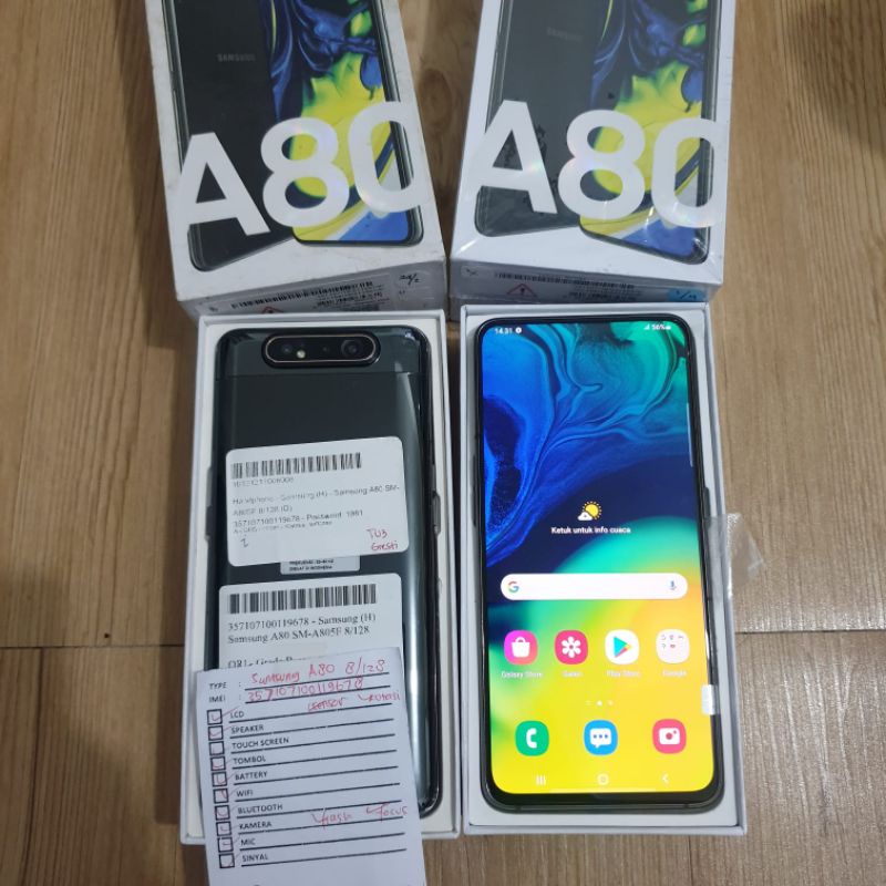 Jual Samsung A80 Dual sim no minus SM-A805F 8GB/128GB | Shopee Indonesia