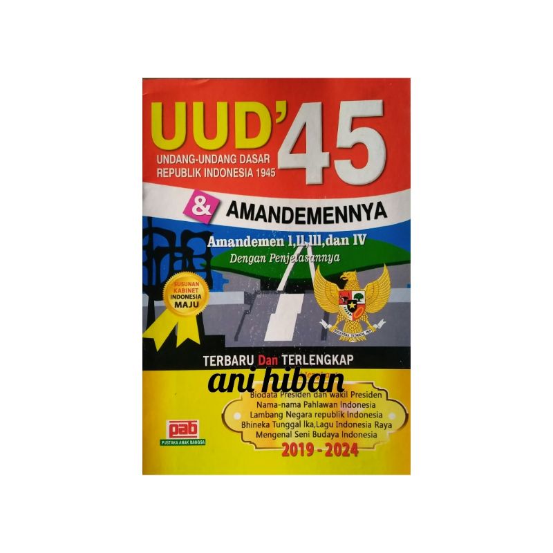 Jual BUKU // UUD ,45 | Shopee Indonesia