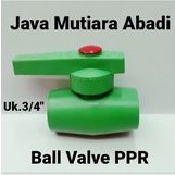 Jual Ball valve PPR/Stop Kran PPR 3/4" 25mm | Shopee Indonesia