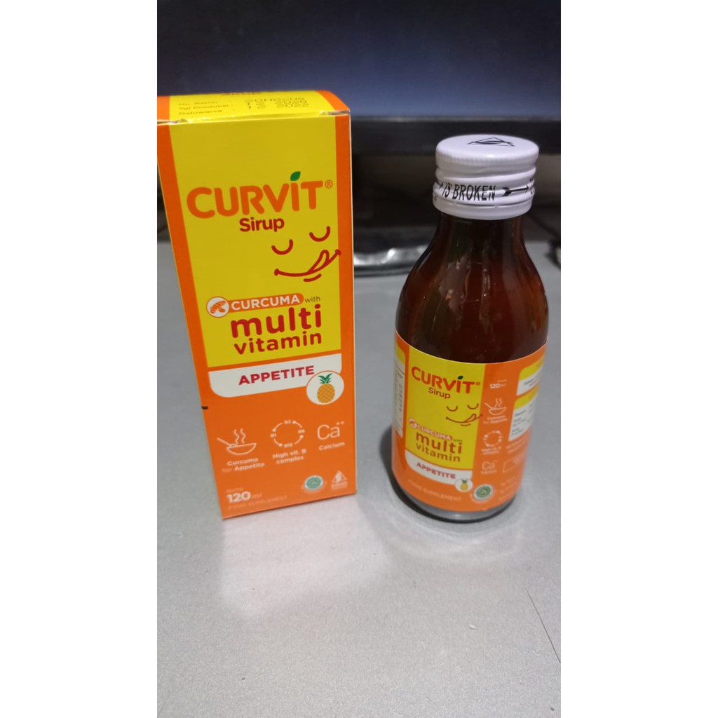 Jual Curvit sirup curcuma multivitamin appetite | Shopee Indonesia