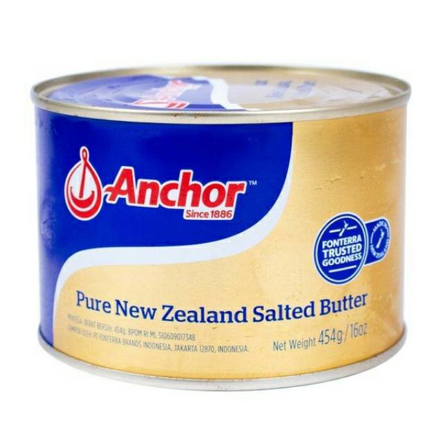 Jual Anchor Butter Pure New Zealand Salted Butter 454g | Shopee Indonesia
