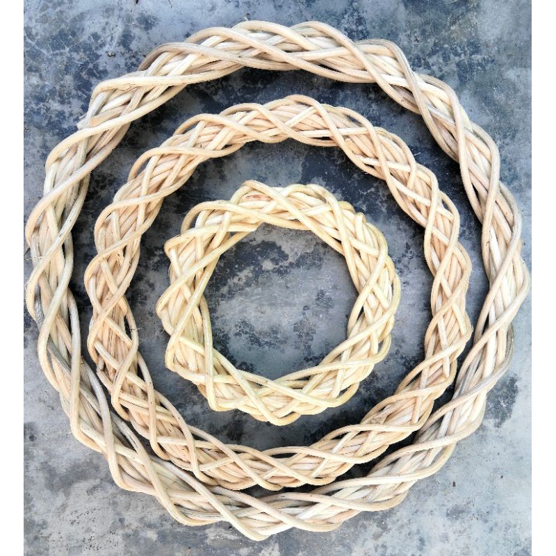 Jual RING ROTAN NATURAL HIASAN MAHAR RUSTIC HOMEDECOR FOTOGRAFI - BAHAN ...