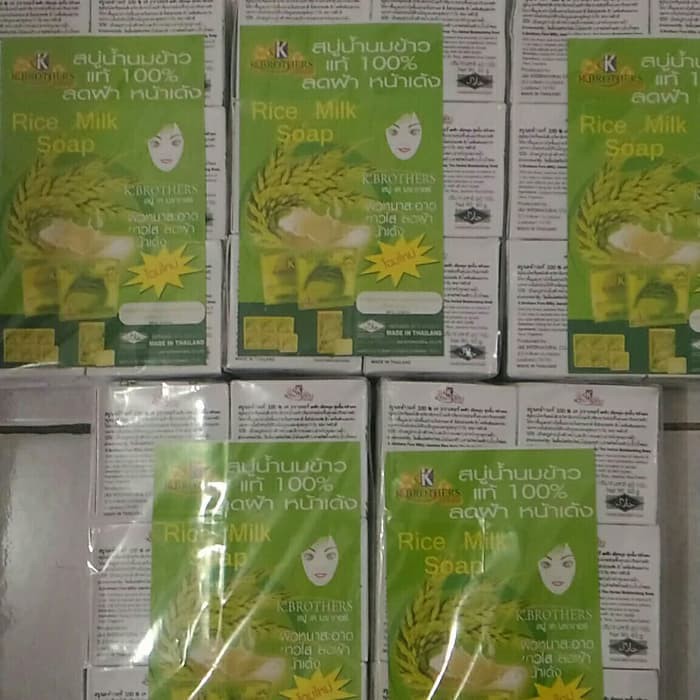 Jual soap / sabun beras new packing thailand kemasan baru | Shopee ...