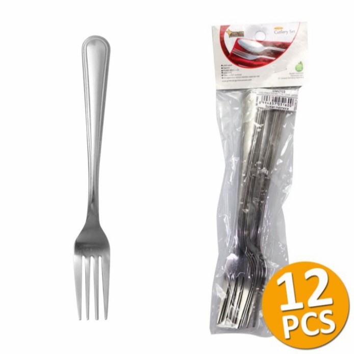 Jual Garpu Makan Stainless Steel 12 Pcs | Shopee Indonesia