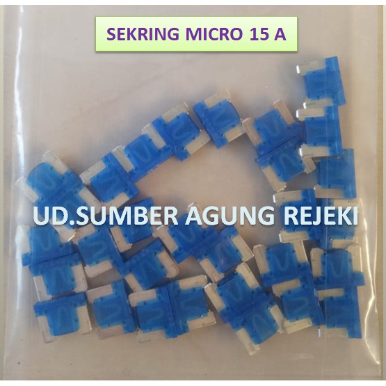 Jual FUSE DX MICRO-SIKRING FUSE MICRO 15A SEKRING TANCAP 15 A | Shopee ...