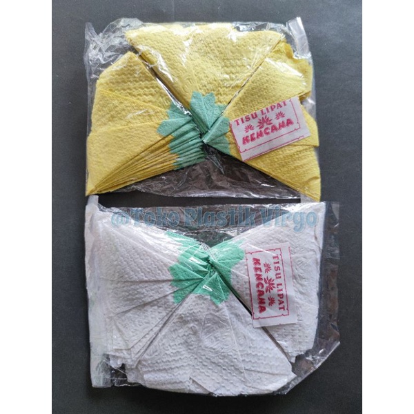 Jual Tisu / Tissue Makan Lipat Jadi Segitiga - Isi 44 Lembar | Shopee ...