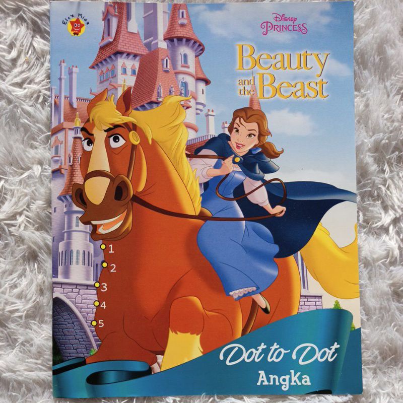 Jual Buku Aktivitas Anak - Disney Princess Beauty and the Beast Dot to ...