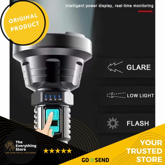 Jual SENTER LED MAX GADS Senter LED Ultra terang Pocketman Senter LED ...