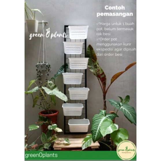 Jual Pot Kait Vertikal Vertical Garden Dinding NKT Pelangi Tipe 01 ...