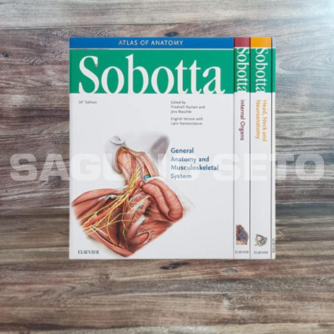 Jual Buku kedokteran umum/ SOBOTTA ENGLISH VERSION ATLAS OF ANATOMY ...