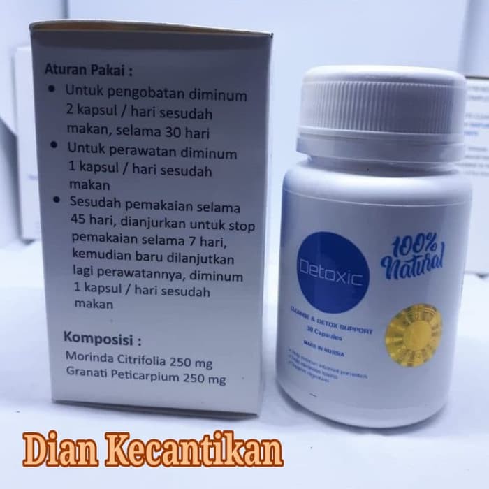 Jual Detoxic Original Obat Detox Parasit Pembersih Jamur Toksin Racun ...