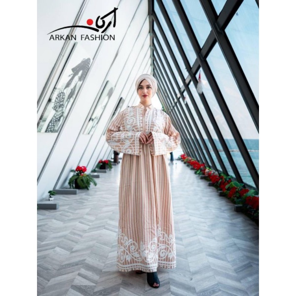 Jual PO new gamis jalabiyat motif garis etnik MESIR IMPORT | Shopee ...