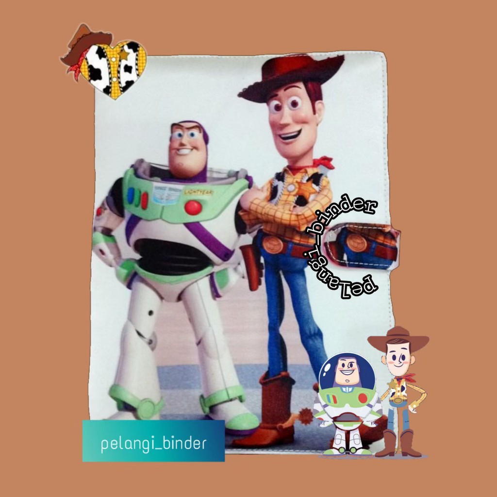 Jual Binder printing buzz lightyear/Woody/toy story | Shopee Indonesia