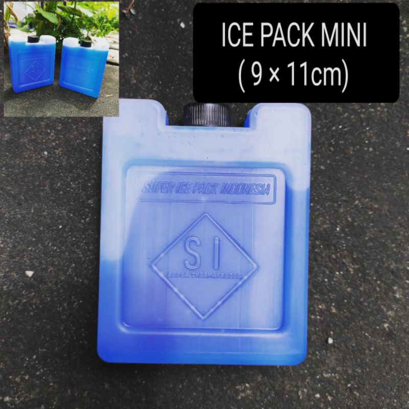 Jual ice pack ice gel blue mini ukuran 9 × 11 × 3cm dry ice gel ice gel ...