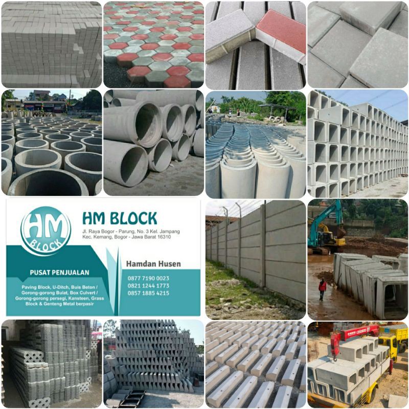 Jual Konblok Conblok paving block paving blok uditch udit yudit buis ...