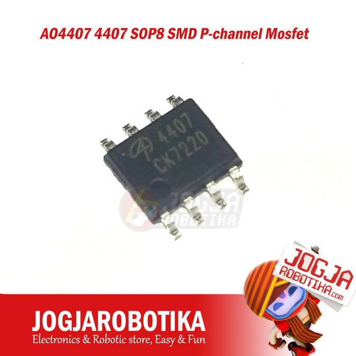 Jual AO4407 4407 SOP8 SMD P-channel Mosfet | Shopee Indonesia