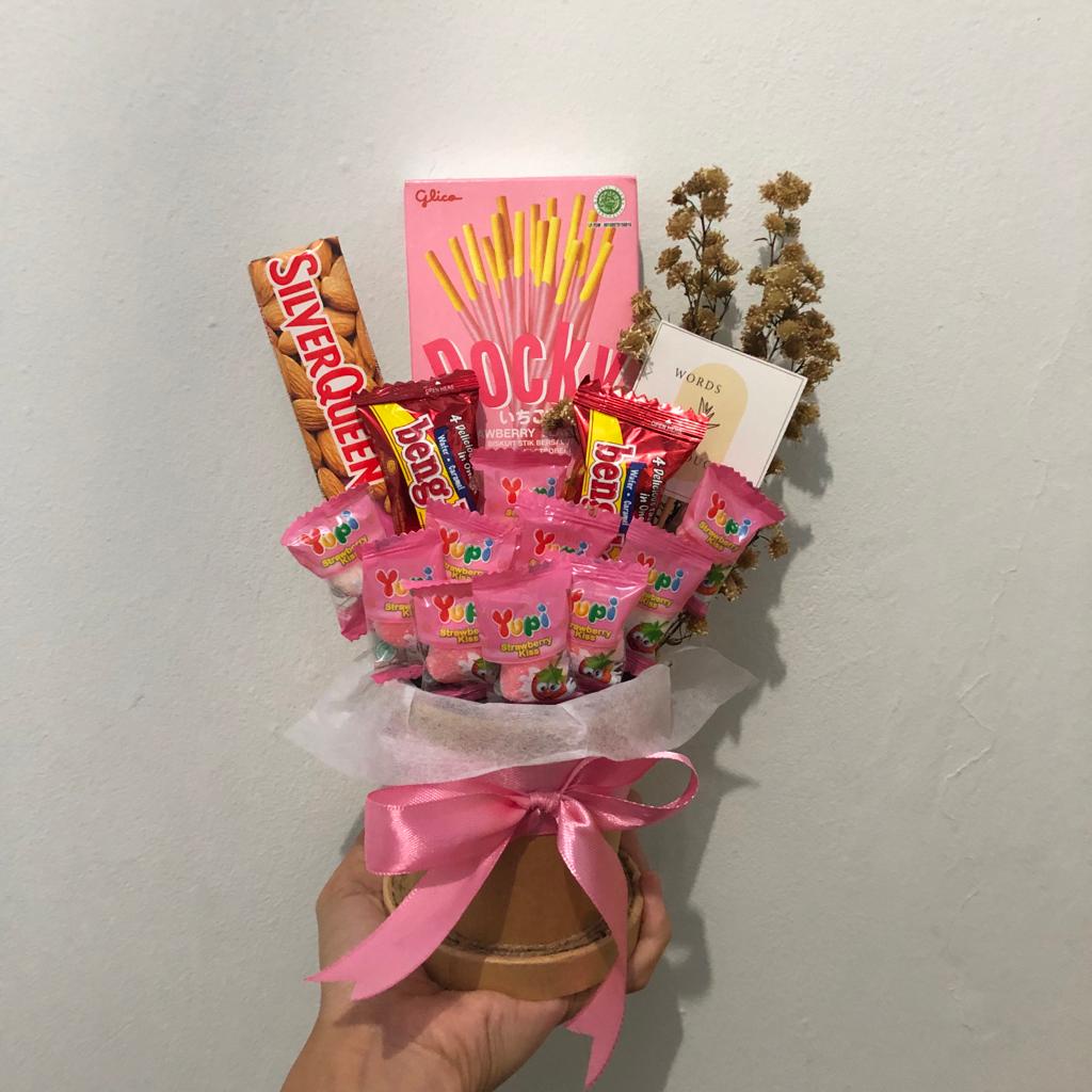Jual Mini Round Gift / Snack Cup / Snack Bouquet | Shopee Indonesia