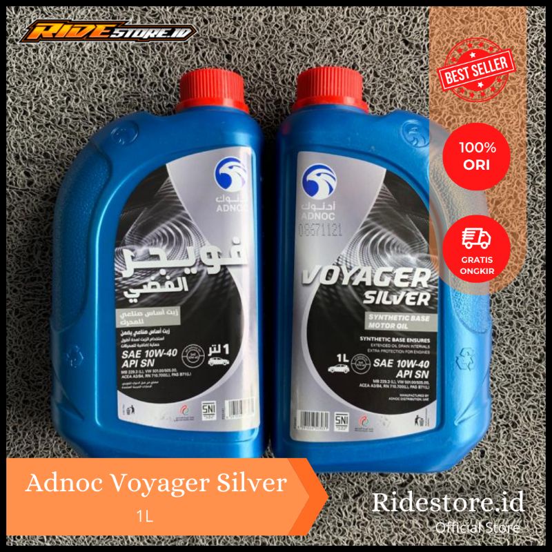 Jual OLI MOTOR ADNOC VOYAGER SILVER 10w-40 ORIGINAL 100% | Shopee Indonesia