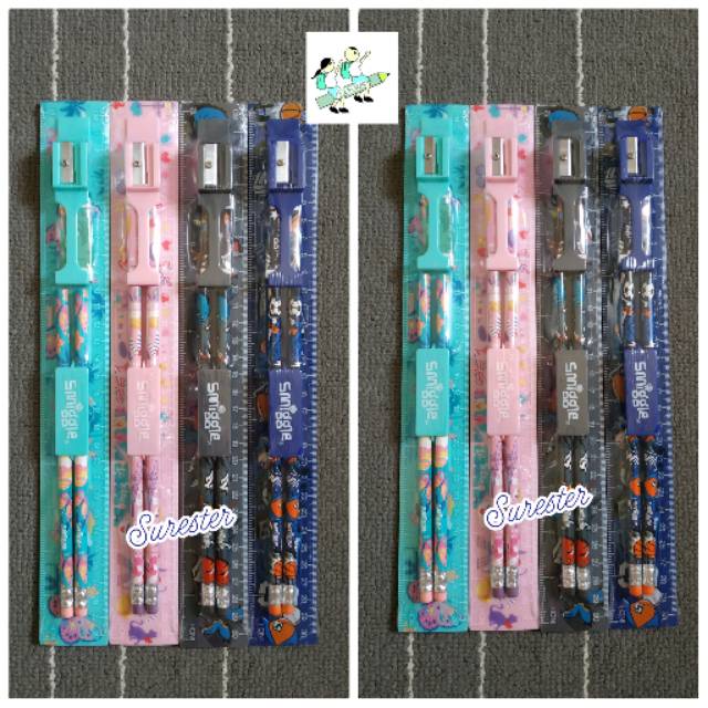 Jual Smiggle Explore Combo Ruler Stationary Set - Paket Penggaris ...