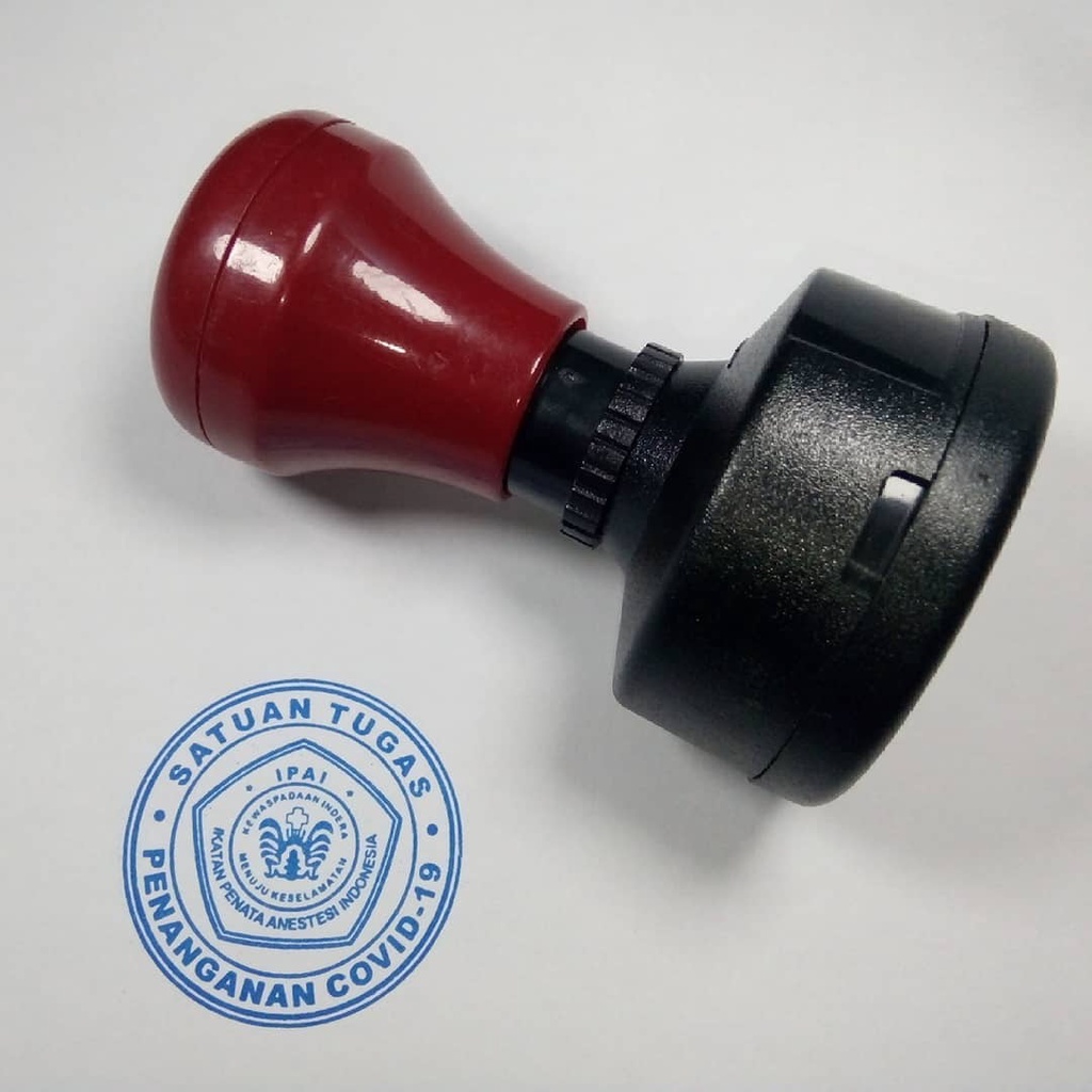 Jual STEMPEL BULAT FLASH WARNA OTOMATIS CUSTOM UNTUK NAMA CAP LOGO ...