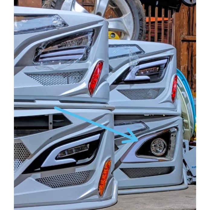 Jual Bemper jetbus Bumper L300 depan model jetbus patriot | Shopee ...