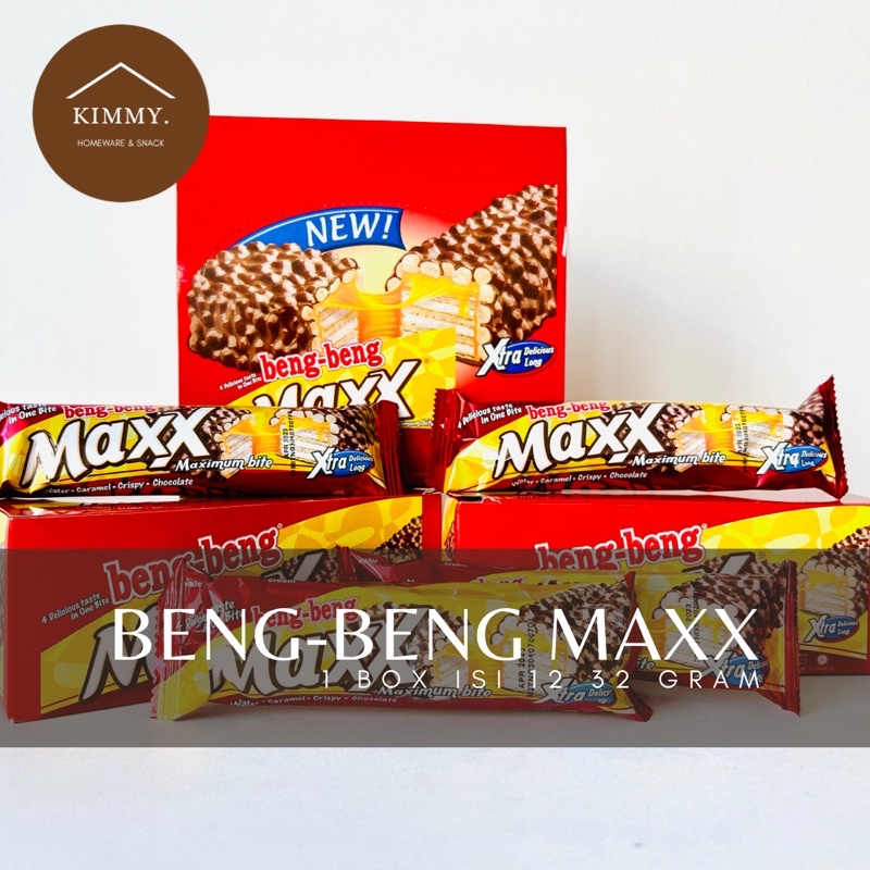 Jual BENG-BENG MAXX 1 BOX ISI 12 PCS 32 GRAM / BENGBENG MAX WAFER ...