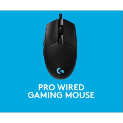 Jual Logitech G Pro Mouse Gaming Wired Sensor HERO 25K DPI for E-Sports ...