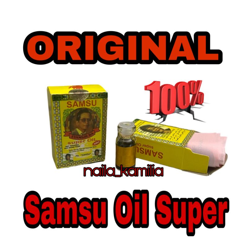 Jual Original Samsu Oil Oles Pria Shopee Indonesia