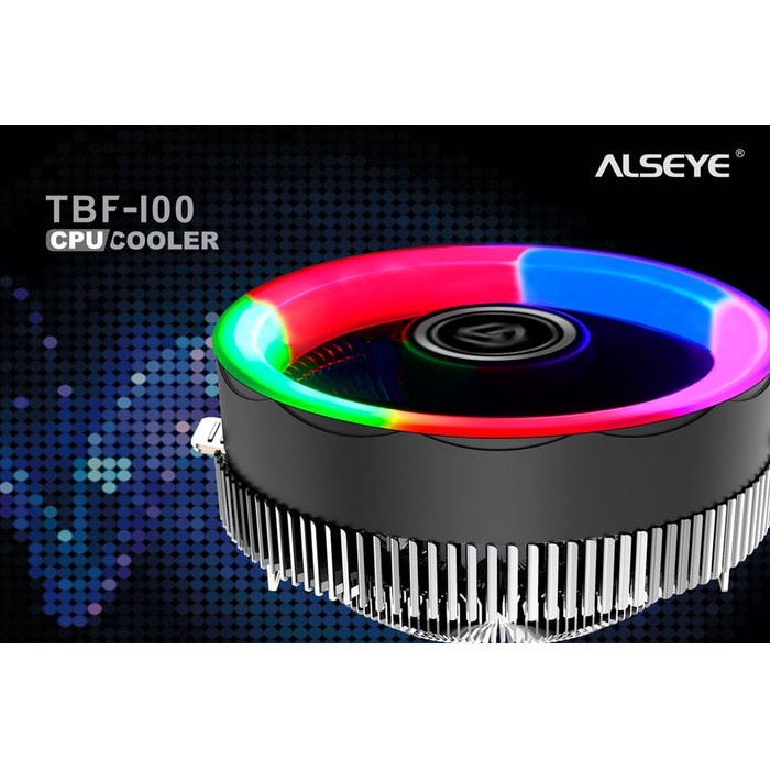 Jual Fan Cooler/Fan Processor ALSEYE TBF-100 RGB Support Intel/AMD ...