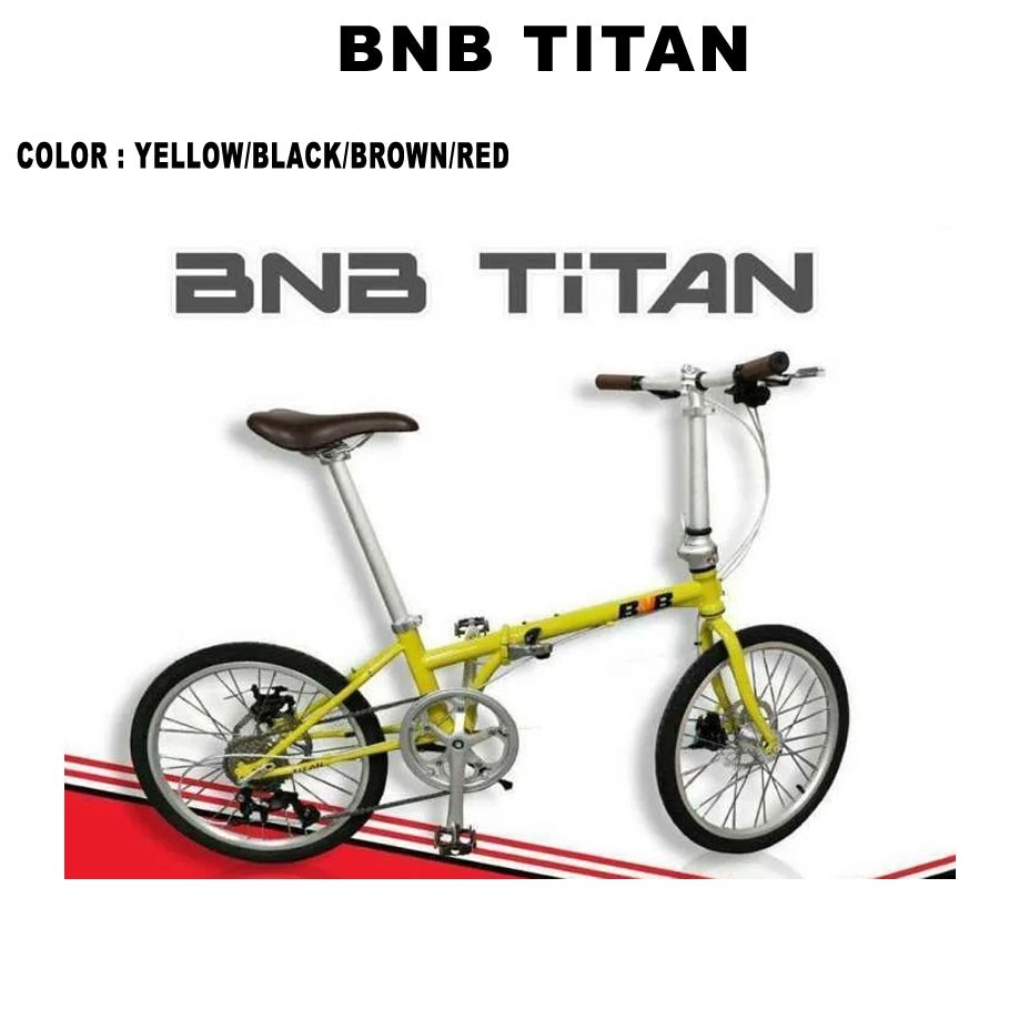 Jual SEPEDA BNB LIPAT 20 INCH TITAN | Shopee Indonesia