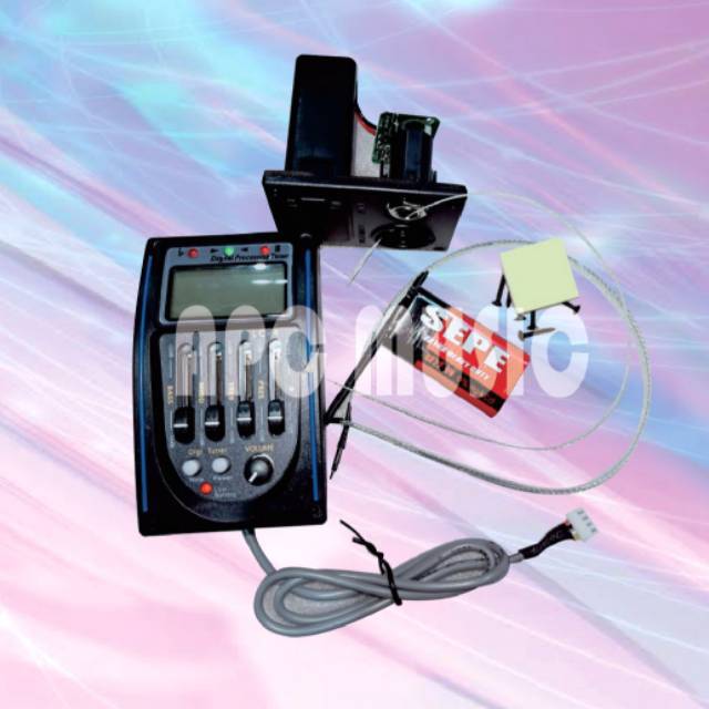 Jual Preamp LC 4 - Equalizer Gitar tuner LC4 Pleaner LED - EQ spul pick ...