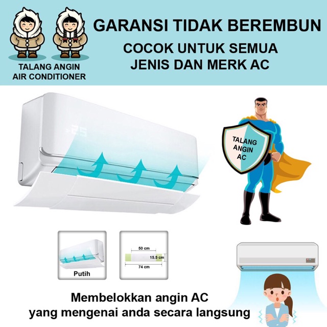 Jual Talang AC / AC Reflector / Akrilik AC / Penahan Angin AC ...