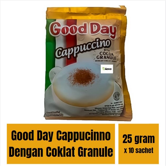 Jual Good Day Cappuccino Kopi Instan [10 Sachet/25 g] | Shopee Indonesia
