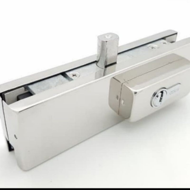 Jual Kunci Pintu Kaca Bawah US 10 Standar Dorma / Patch Fitting Glass Door US 10 | Shopee Indonesia