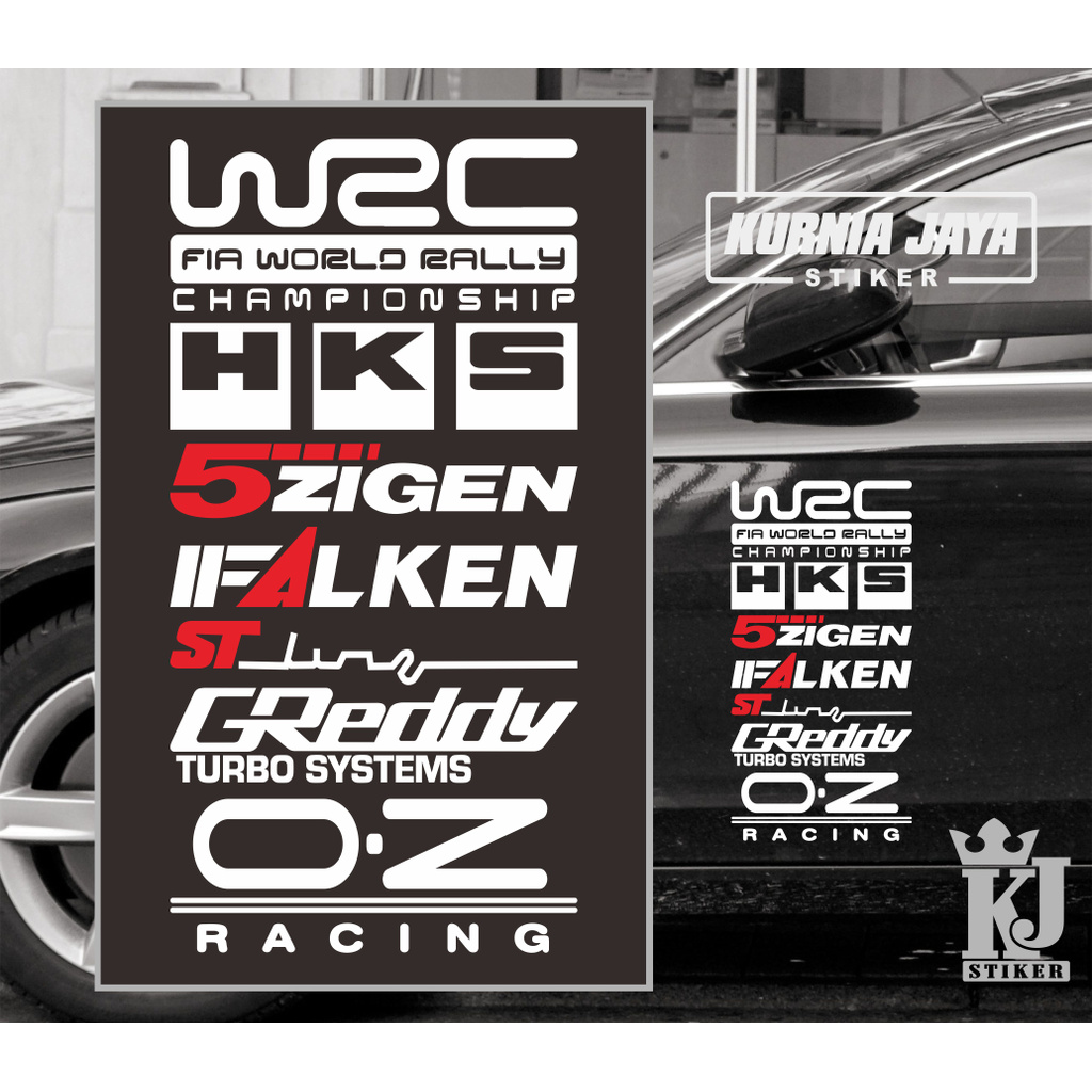 Jual STIKER MOBIL CUTTING STIKER SPONSOR RACING KODE 04 | Shopee Indonesia