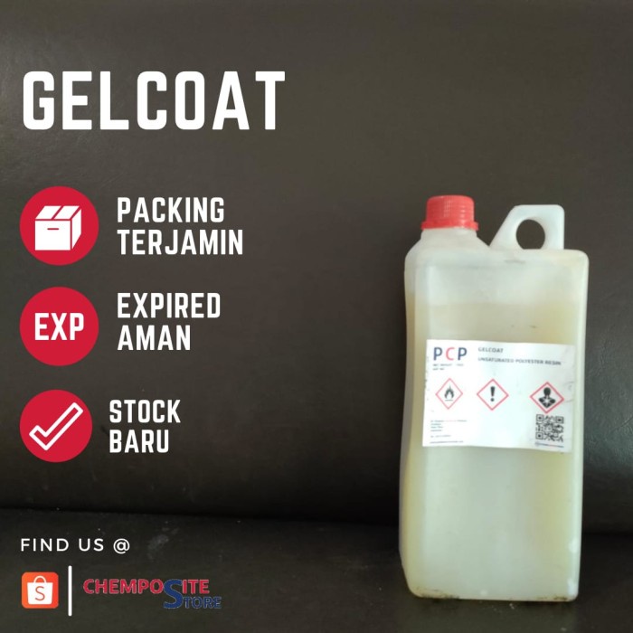 Jual Lem Talang Resin Gelcoat - Jelcot Untuk Fiberglass Dan Carbon ...