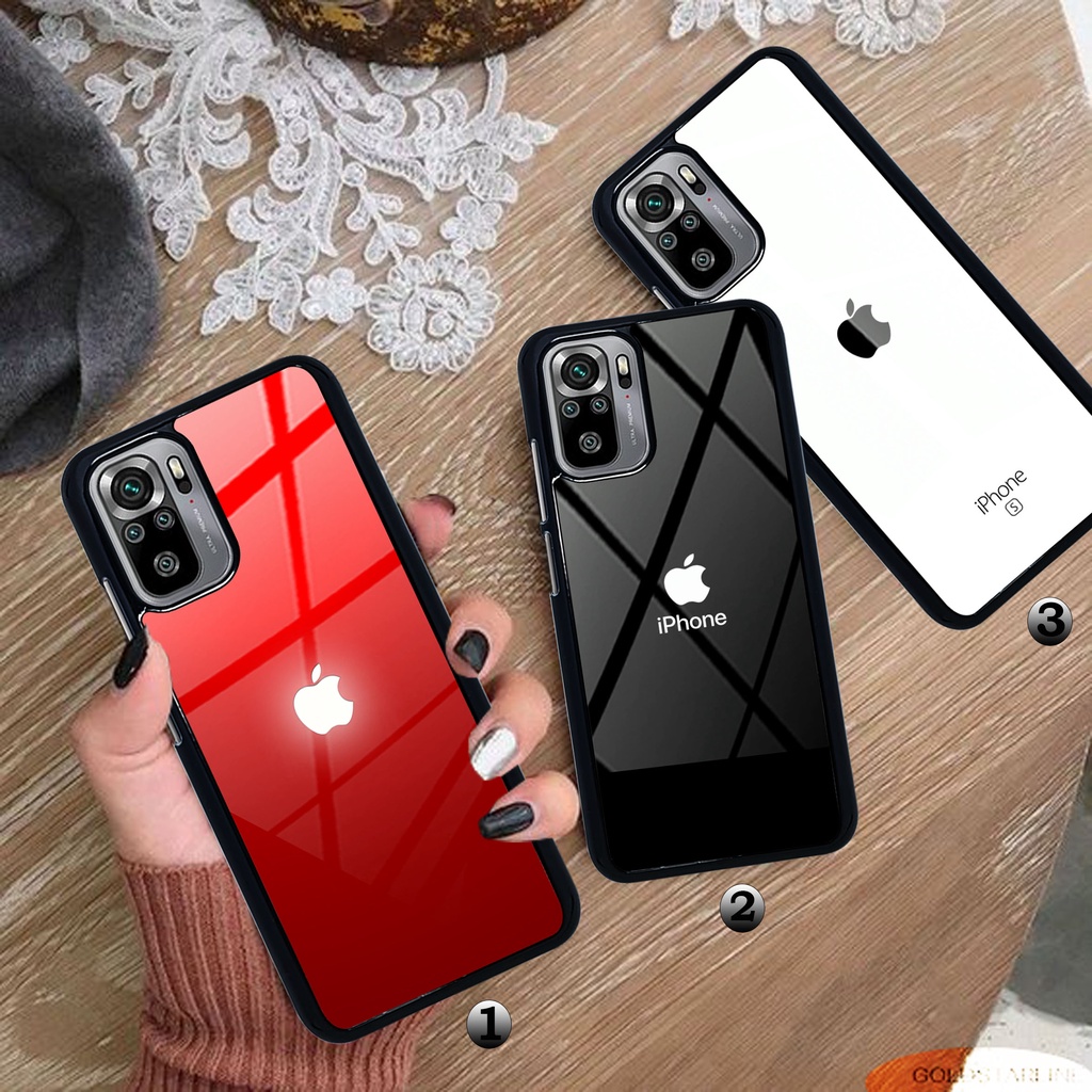 Jual (XS01) Case Glossy Redmi Note 10 10s - Casing Hp Xiaomi Logo Apple ...