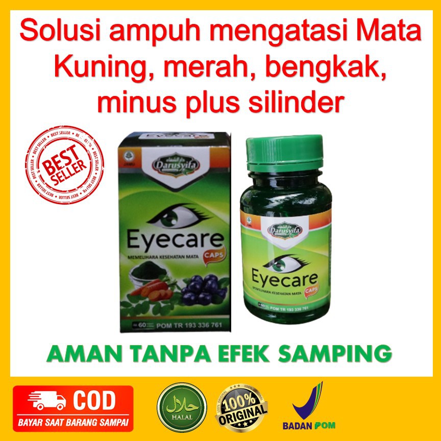 Jual Eyecare obat mata minus plus silinder petrigium rabun syaraf buram ...