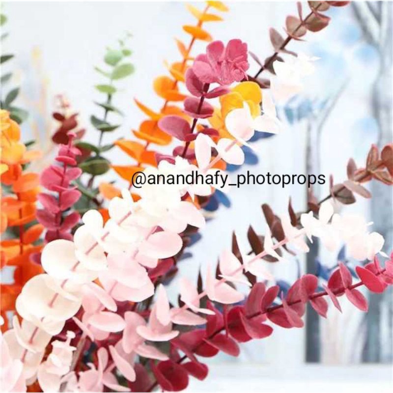 Jual EUCALYPTUS ARTIFICIAL DAUN EUCALYPTUS DOLAR TANAMAN BUATAN BUNGA ...