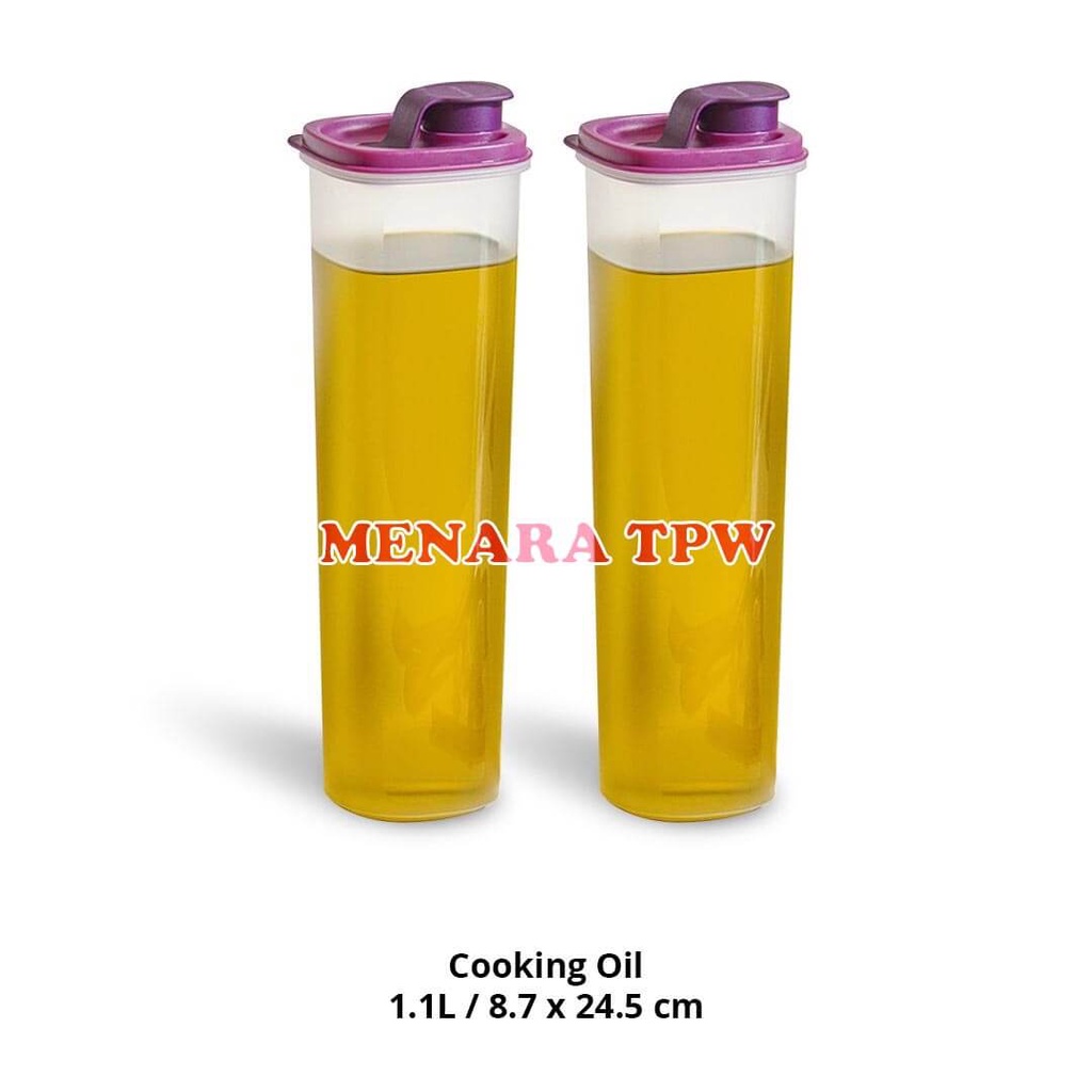 Jual Tupperware Liquid Dispenser Cooking Oil 2pcs Ungu botol serbaguna ...