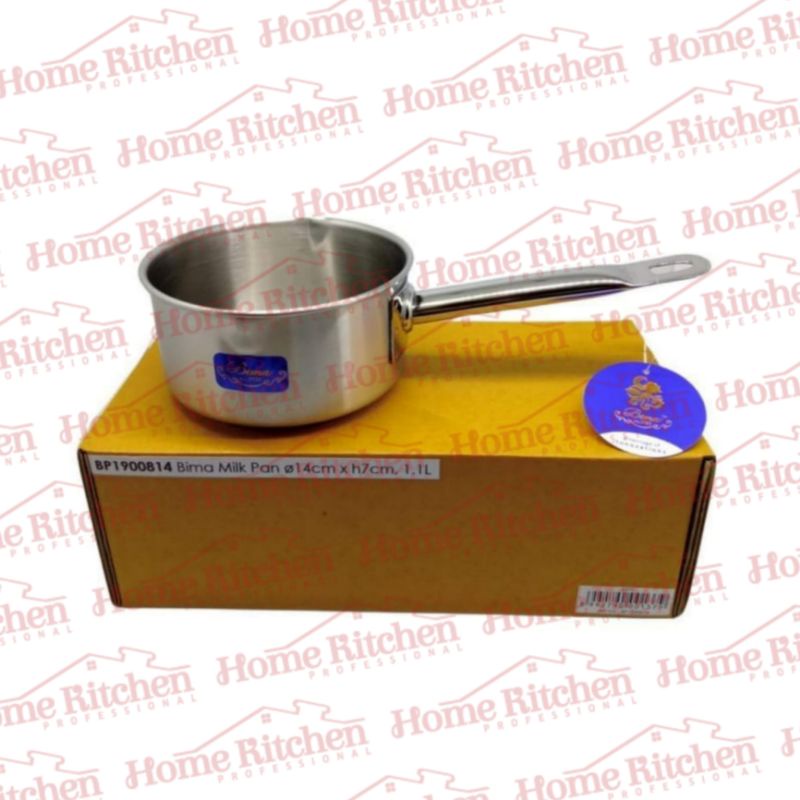 Jual Bima Chef BP1900814 Milk Pan 14cm Panci Susu 1,1L SUS304 | Shopee ...