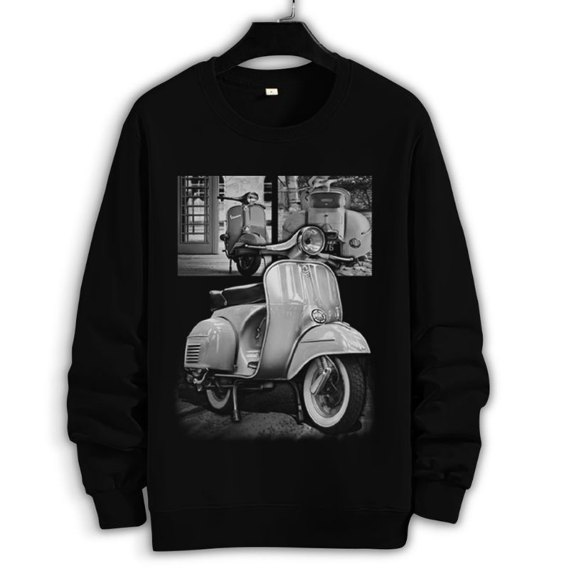 Jual Sweater Motor Vespa JaduL / Sweater Vespa JaduL | Shopee Indonesia